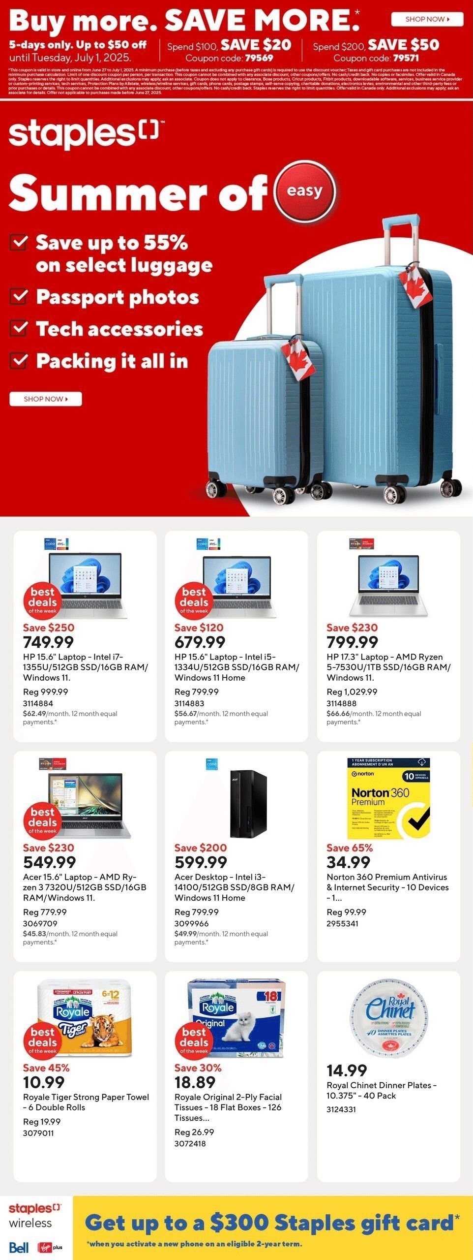 Goflyer - Staples 安大略